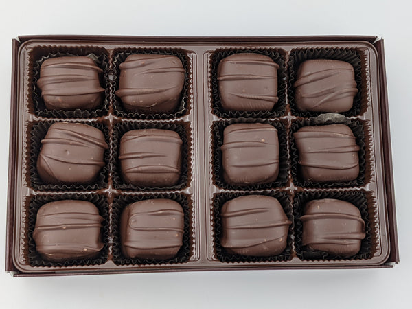 12pk Raspberry Turkish Delight - Nigh's Sweet Shop