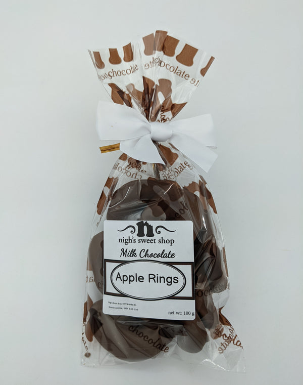 Apple rings, Chocolate Covered - Nigh's Sweet Shop